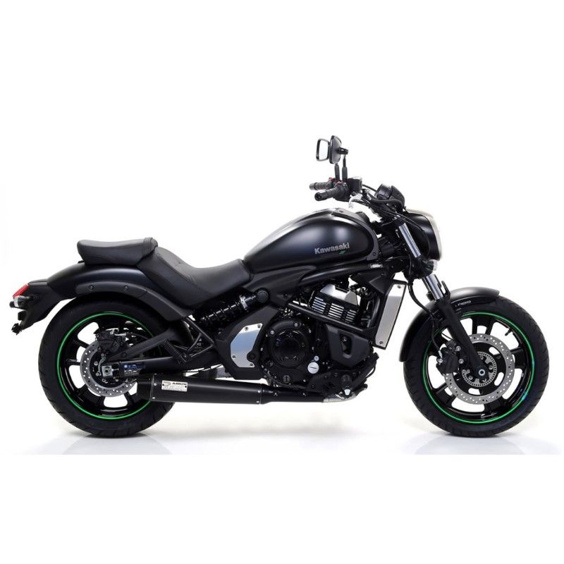 Kawasaki Vulcan S 650 Årg. 2017-2020 Arrow MC Udstødning Komplet System ...