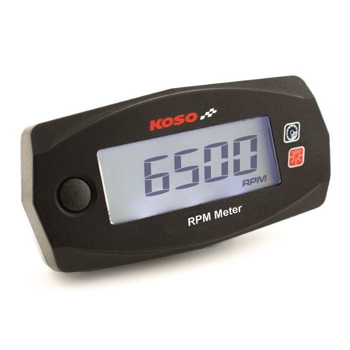 Koso Mini-4 Omdrejningstæller 0-20.000 Omdrejninger - Digital MC ...
