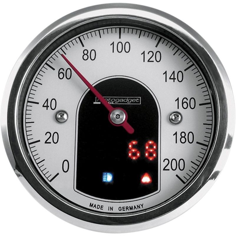 Motogadget Tiny MC Speedometer Poleret