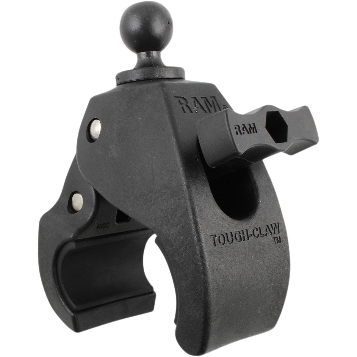 RAM Mounts Tough-Claw 25-57mm Med 1" Kuglehoved - RAM Mounts - Motostyle.dk
